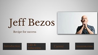 Jeff Bezos at emaze Presentation