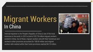 Migrant Workers in China at emaze Presentation