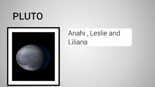 Planet Pluto Anahi at emaze Presentation