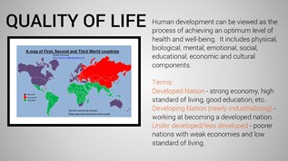 Quality of Life Indicators at emaze Presentation