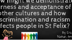 Discrimination and racism Project- Year 1 at emaze Presentation
