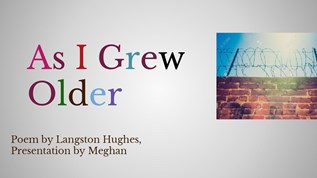 As I Grew Older at emaze Presentation