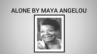 Alone by Maya Angelou at emaze Presentation