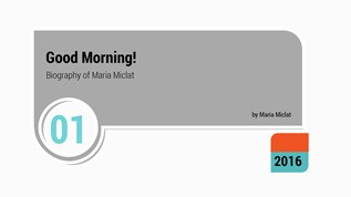 Biography at emaze Presentation