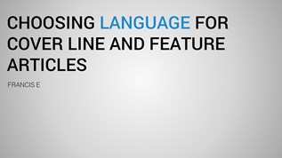 Choosing Language at emaze Presentation