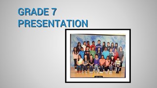Grade 7 Presentations at emaze Presentation