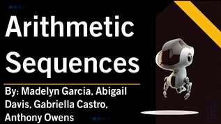 Arithmetic sequences at emaze Presentation
