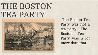 The Boston Tea Party at emaze Presentation