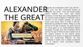 alexander the great at emaze Presentation