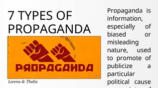 7 Types of Propaganda at emaze Presentation