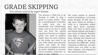 Grade Skipping at emaze Presentation