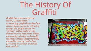 History of Graffiti at emaze Presentation