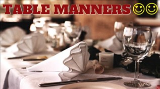 TABLE MANNERS at emaze Presentation
