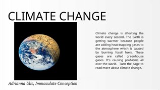 Climate Change at emaze Presentation
