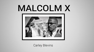 Malcolm X at emaze Presentation