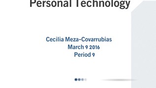 Personal Technology at emaze Presentation