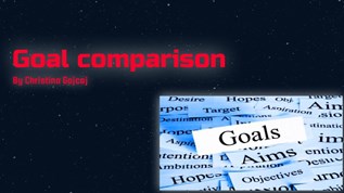 Goal comparison at emaze Presentation