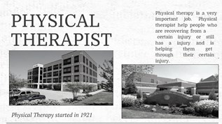 Physical Therapist at emaze Presentation