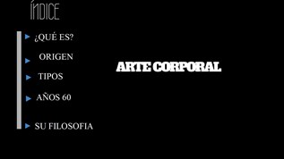 arte corporal at emaze Presentation