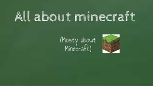 All about minecraft at emaze Presentation