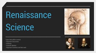 Renaissance Science at emaze Presentation
