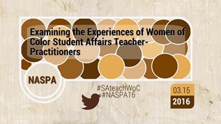 NASPA Examining the Experiences of Woc Admins who Teach copy1 at emaze Presentation