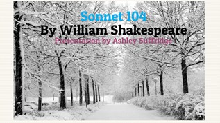 Sonnet 104 at emaze Presentation