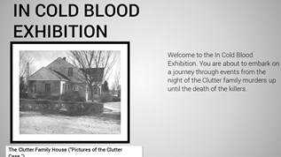 In Cold Blood Exhibit at emaze Presentation