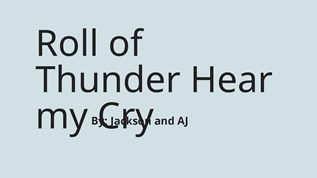 Roll of Thunder at emaze Presentation