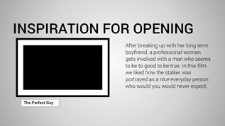 INSPIRATION for film opening at emaze Presentation