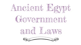 Ancient Egyptian Government and Laws at emaze Presentation