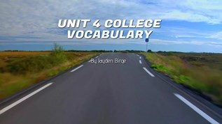 Unit 4 college Vocab at emaze Presentation