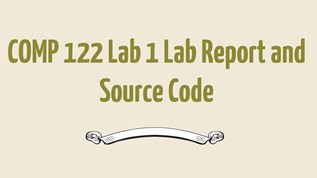 COMP 122 Lab 1 Lab at emaze Presentation