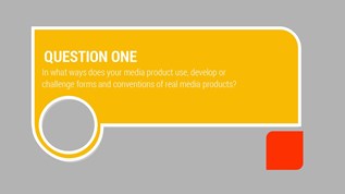 Evaluation question 1 at emaze Presentation