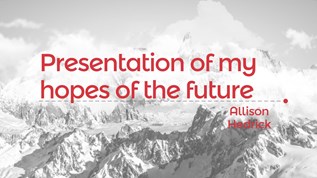 Presentation of my future at emaze Presentation