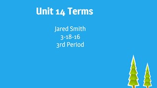 Unit 14 Terms at emaze Presentation