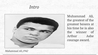 Muhammad Ali at emaze Presentation