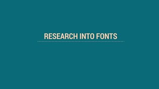 Research into fonts at emaze Presentation