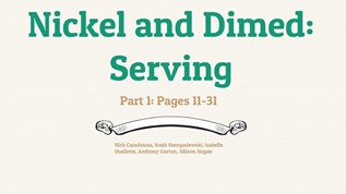 Nickel and Dimed at emaze Presentation