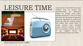 Leisure time at emaze Presentation