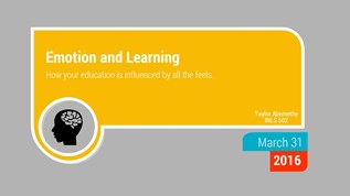 Emotion and Learning at emaze Presentation