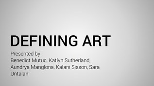 Chapter 6 Defining F.Art at emaze Presentation