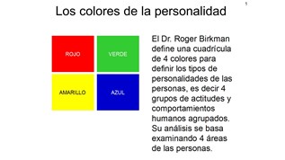 Los colores de la personalidad at emaze Presentation