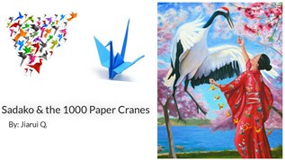 Sadako & the 1,000 Paper Cranes at emaze Presentation
