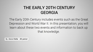 The 20th Century Georgia at emaze Presentation