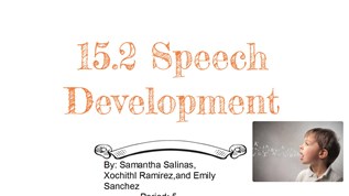 15.2 Speech Development at emaze Presentation