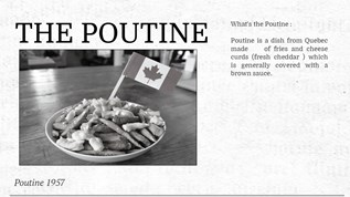 The Poutine at emaze Presentation
