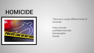 Homicide at emaze Presentation