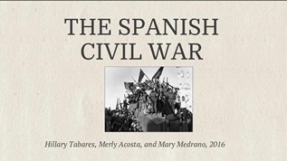The Spanish Civil War at emaze Presentation
