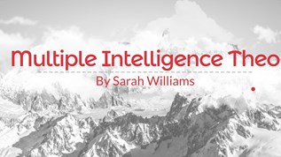 Multiple Intelligence Theory at emaze Presentation